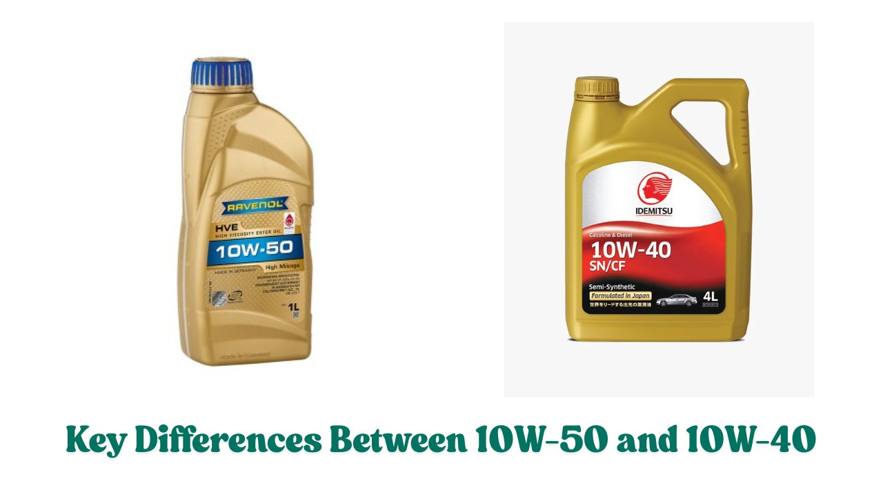 10W-50 Vs 10W-40: Which Engine Oil is Best for Your Vehicle? - BestLubri